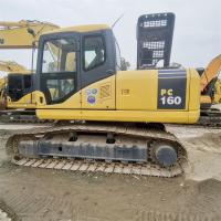 China Japan Original Color 16 Ton Komatsu PC160-7 Used Excavator with 16500 KG Operating Weight for sale