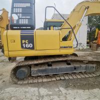 China Japan Original Color 16 Ton Komatsu PC160-7 Used Excavator with 16500 KG Operating Weight for sale