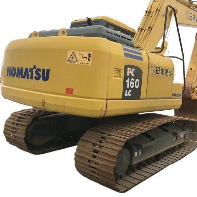 China Original Hydraulic Pump 16 Ton Used Komatsu PC160-7 Excavator with Original Color for sale