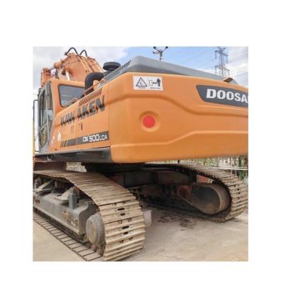 China 2015 DOOSAN DX500LCA Heavy Duty Excavator 50 Ton Machine Weight Imported from Korea for sale