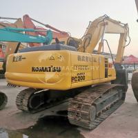 China Used Komatsu PC200-6 Crawler Excavator 20 Ton in Good Condition 2012 Moving Speed 4.6 km/h for sale
