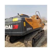 China 22000 KG Cummins Engine Used Hyundai R220 R220-9S Excavator in Shanghai Made in Korea for sale