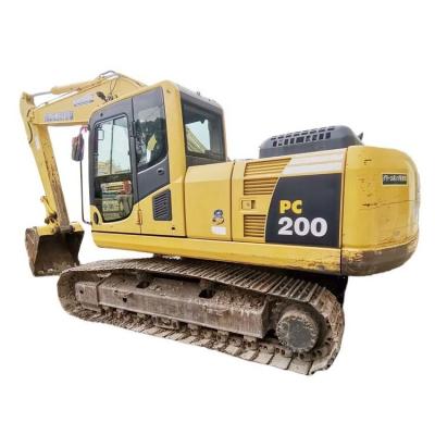 China Original Color 2019 Komatsu 200 Excavator with EPA Certificate and Good Condition Crawler for sale