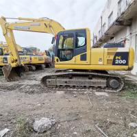 China Original Color 2019 Komatsu 200 Excavator with EPA Certificate and Good Condition Crawler for sale