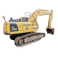 China 19900 KG Operating Weight Used Komatsu PC200 Excavator with Original Hydraulic Valve for sale