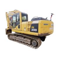 China 20000 KG Earth-moving Machinery Used Komatsu PC200 Excavator with EPA Certificate for sale