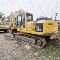 China 20000 KG Earth-moving Machinery Used Komatsu PC200 Excavator with EPA Certificate for sale