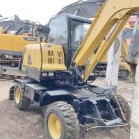 China Used Hyundai 60 Wheel Excavator 6T Mini Excavator with Original Hydraulic Cylinder for sale