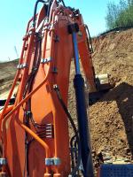 China Shanghai 2020 Used Doosan DX520 Excavator 50 Ton Digger with Original Hydraulic Pump for sale