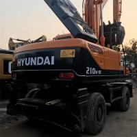 China Used Hyundai 210W Wheel Excavator 21 Ton Robex 210 Excavadora R210W-9 in 2019 Year for sale