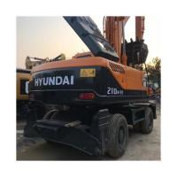 China ORIGINAL Hydraulic Pump Used Second Hand Digger Hyundai210W with EPA Engine Auger for sale