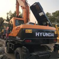 China ORIGINAL Hydraulic Pump Used Second Hand Digger Hyundai210W with EPA Engine Auger for sale