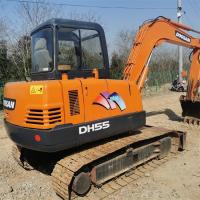China Low Hour Used Doosan DH55 Crawler Excavator with Original Hydraulic Pump in Korea for sale