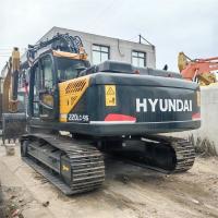China Korean Used Hyundai 220 Crawler Excavator Digger 22 Tons with 1.05m3 Bucket Capacity for sale
