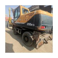 China Highway Construction 21t Second Hand Hyundai 210W Wheel Excavator with Cummins Engine for sale