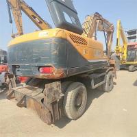 China Highway Construction 21t Second Hand Hyundai 210W Wheel Excavator with Cummins Engine for sale