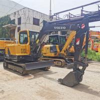 China 5 Ton Volvo EC55B Excavator in Good Condition with Direct Injection Engine from Korea for sale