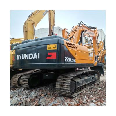 China Korea Original Crawler 22 Ton Used Hyundai 220 Excavator Shipping Size 11530x3340x4165mm for sale