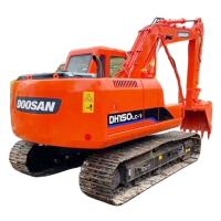 China 15 Ton Doosan DH150-7 Crawler Excavator Made in Korea with 13900 KG Operating Weight for sale