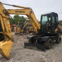 China Shanghai Used Hyundai 60W-9 Excavator With Original Hydraulic Cylinder for sale