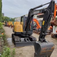 China Dubai Pavement Construction 6t VOLVO EC 60 Used Mini Crawler Excavator With Shovel for sale