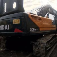 China Large 30 Ton Used Hyundai 305 Excavator with Original Hydraulic Valve in Shanghai for sale