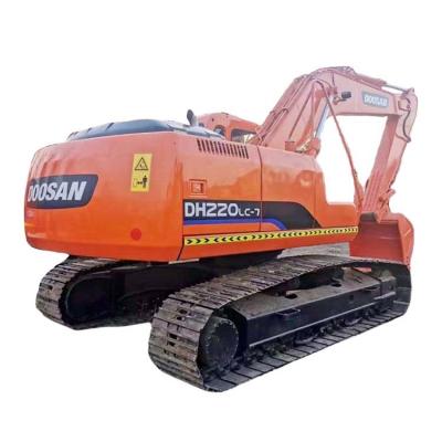 China Used Doosan DH220-7 Excavator in Good Condition Made in Korea 22 Ton Crawler Chain for sale