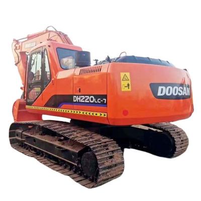 China Good Condition 22 Ton Doosan 220 Excavator in Korea with Original Hydraulic Pump for sale