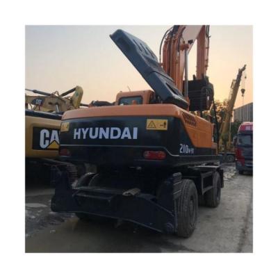 China Hyundai 210w-9 R210w-9 Used Wheel Excavator Good Condition Original Hydraulic Cylinder for sale