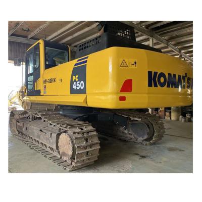 China Shanghai Used Komatsu PC450-8 Excavator 2.1 m3 Bucket Capacity 45000 KG Machine Weight for sale