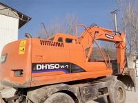China 15 Ton Doosan DH150-7 Wheel Excavator in Good Condition Original Design Made in Korea for sale