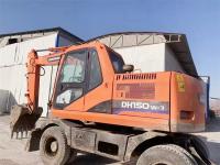 China 15 Ton Doosan DH150-7 Wheel Excavator in Good Condition Original Design Made in Korea for sale