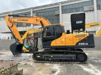China Hyundai R220LC 220LC-9S Second Hand 22ton Excavator Shovel Digger 1.05m3 2022 Model for sale