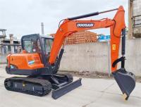 China 0.21 m3 Bucket Capacity Doosan DX55 Crawler Chain Excavator in Korea with Strong Power for sale