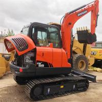 China 0.21 m3 Bucket Capacity Doosan DX55 Crawler Chain Excavator in Korea with Strong Power for sale