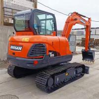 China 0.21 m3 Bucket Capacity Doosan DX55 Crawler Chain Excavator in Korea with Strong Power for sale