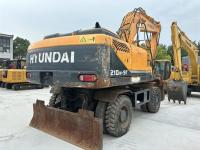 China Korea original used Hyundai 210W-9T wheel excavator 22 ton for sale for sale
