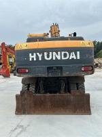 China Korea original used Hyundai 210W-9T wheel excavator 22 ton for sale for sale