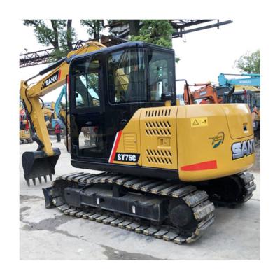 China 7 Ton SANY 75-9 PRO Excavator ORIGINAL Hydraulic Cylinder 0.28 m3 Bucket Cheaper Cost for sale