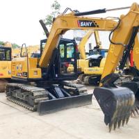 China 7 Ton SANY 75-9 PRO Excavator ORIGINAL Hydraulic Cylinder 0.28 m3 Bucket Cheaper Cost for sale