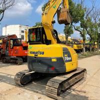 China Komatsu PC78-8 Used Small Excavator 8 Ton Operating Weight Cummins Engine for sale