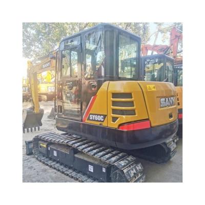 China SANY60C Excavator Parts and Lower Cost Made in 2021 Model with 1544 Working Hours for sale