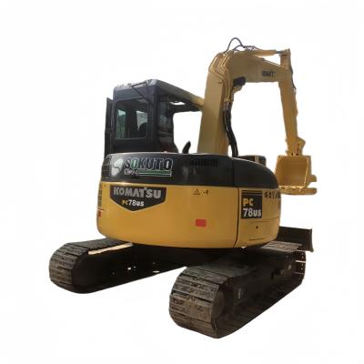 China Japan Used Komatsu PC78 Mini Excavator Original Hydraulic Valve Transport Height 2.5m for sale
