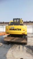 China Secondhand Komatsu Excavators PC150W Heavy Excavator Wheel Excavator in Good Condition for sale