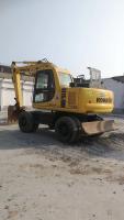 China Secondhand Komatsu Excavators PC150W Heavy Excavator Wheel Excavator in Good Condition for sale