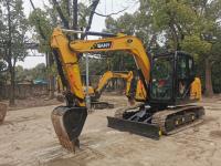 China Small Used Trinity SY75C SY75-8 Excavator with Dozer Original Hydraulic Cylinder 7 Ton for sale