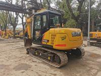 China Small Used Trinity SY75C SY75-8 Excavator with Dozer Original Hydraulic Cylinder 7 Ton for sale