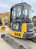 China Secondhand Excavator Komatsu PC55MR Small Excavator with Original Hydraulic Valve for sale