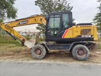 China Used Sany SY155W-9 Excavator in with 0.58 Bucket Capacity and 13500 KG Machine Weight for sale