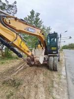 China Used Sany SY155W-9 Excavator in with 0.58 Bucket Capacity and 13500 KG Machine Weight for sale